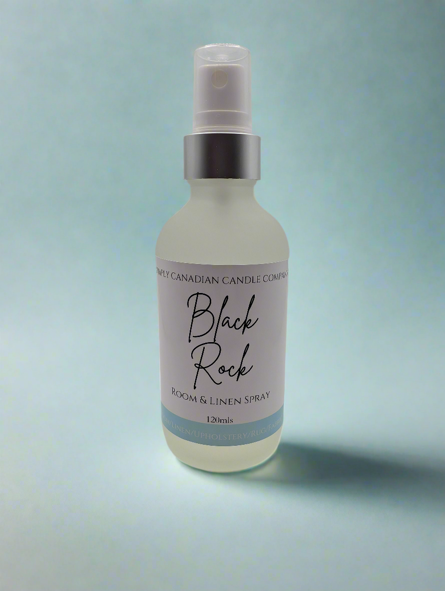 Black Rock Room and Linen Spray – Simply Canadian Candle Company