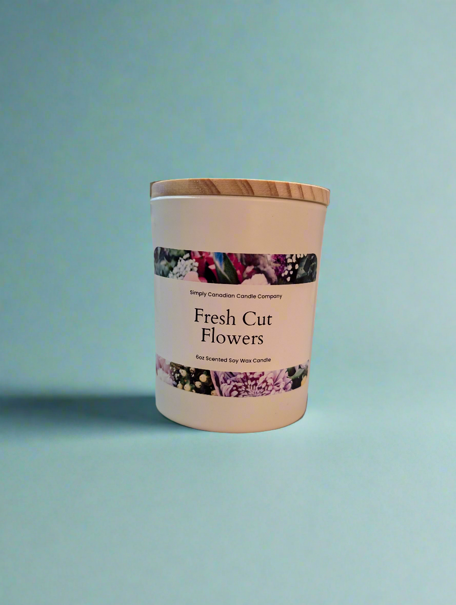 Fresh Cut Flowers 6oz Candle – Simply Canadian Candle Company